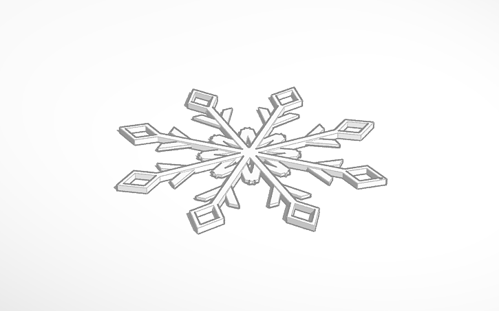 3D design Snowflake 2.0 | Tinkercad