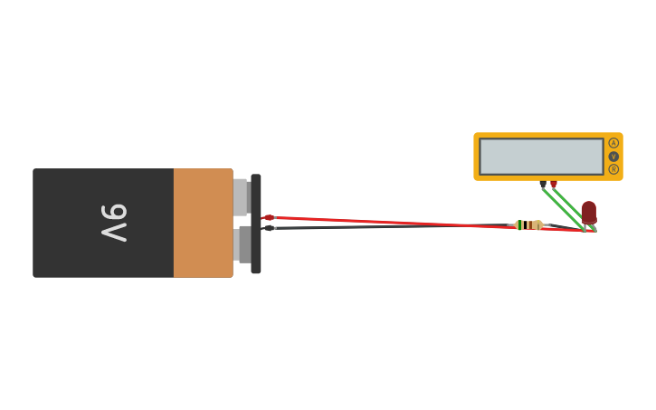 Circuit Design Voltage Meter Tinkercad