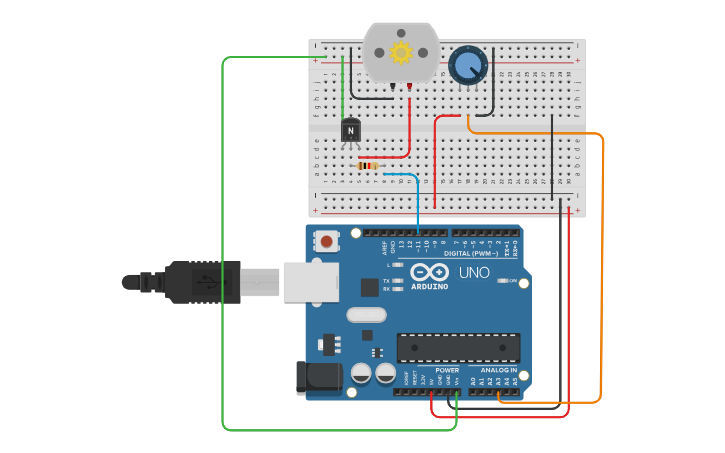 Circuit Design Copy Of Control De Motor Tinkercad