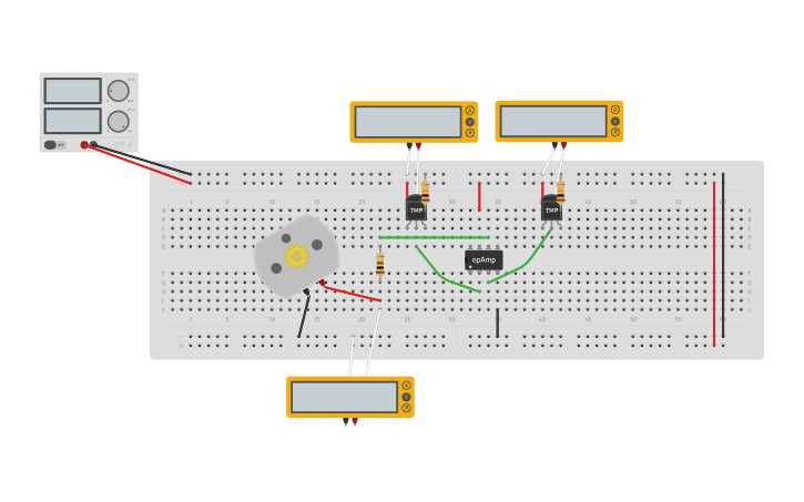 Circuit Design Temperature Motor Control Tinkercad