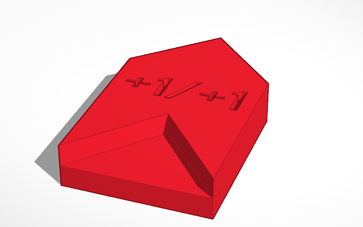 3D design stackable counter | Tinkercad