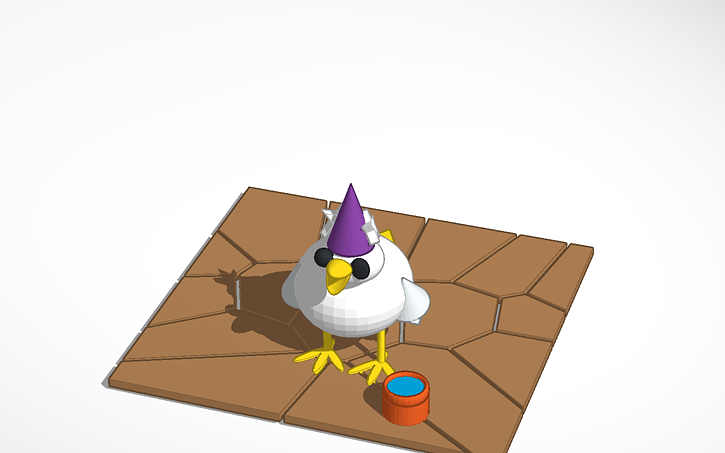 3D design Wizard Duck | Tinkercad