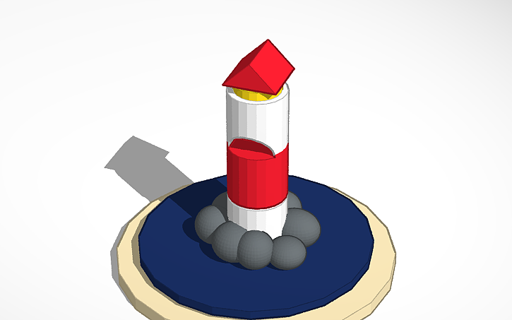 3D design lighthouse - Tinkercad