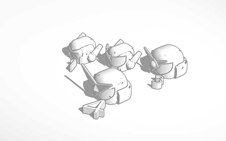 3D design Brawl Stars Surge head - Tinkercad
