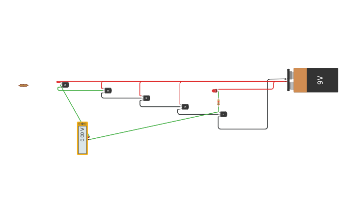 Circuit design AC voltage detector - Tinkercad