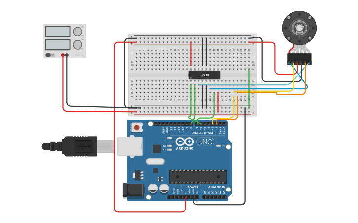Circuit design PID speed control | Tinkercad Circuit design PID speed control | Tinkercad