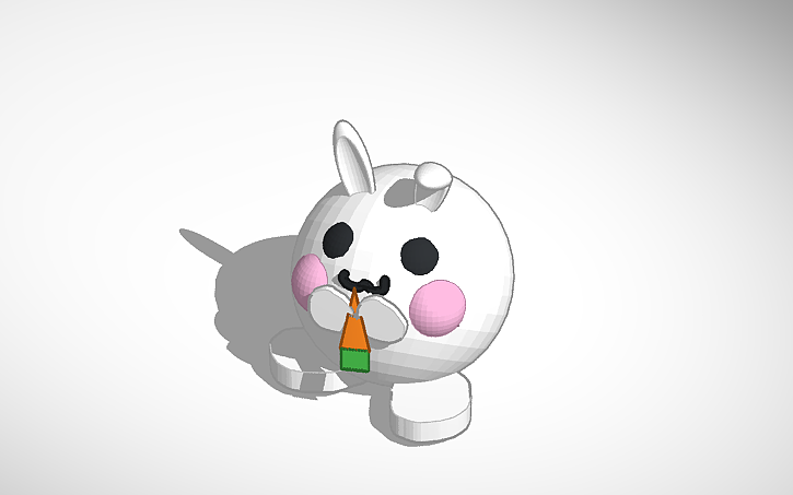 3D design Cute Bunny! - Tinkercad
