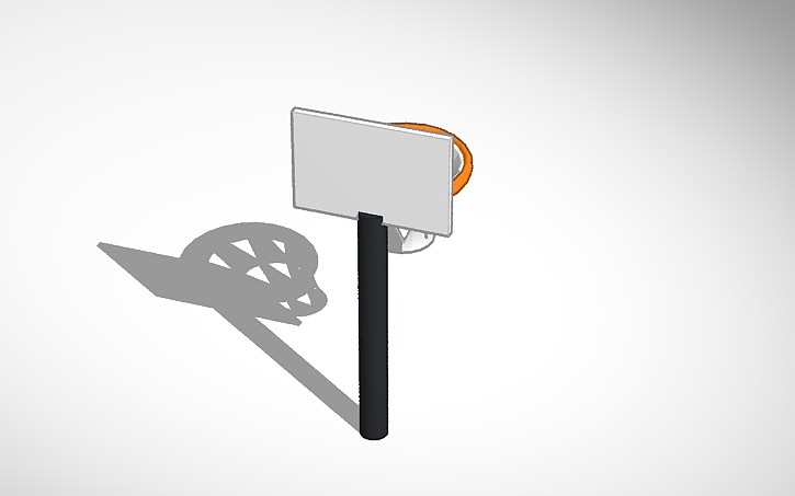 3D design Basketball Hoop - Tinkercad
