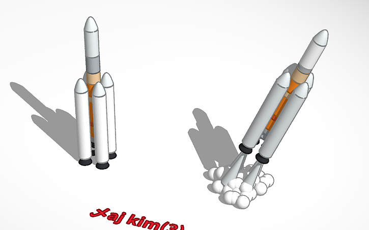 3D design Rocket - Tinkercad