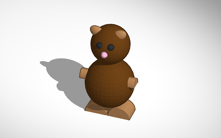 3D design Bear | Tinkercad
