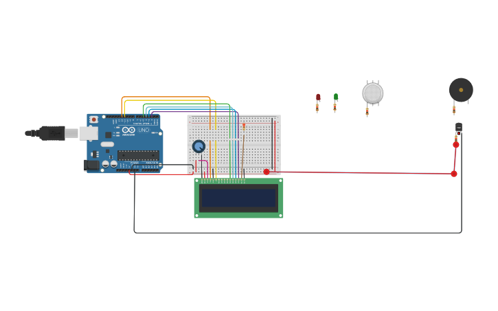 Circuit design Motion Sensor | Tinkercad