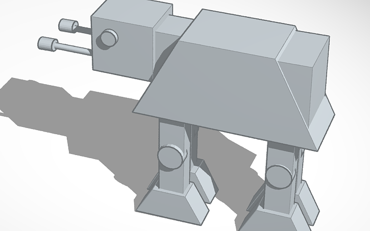 3D design ATAT - Tinkercad