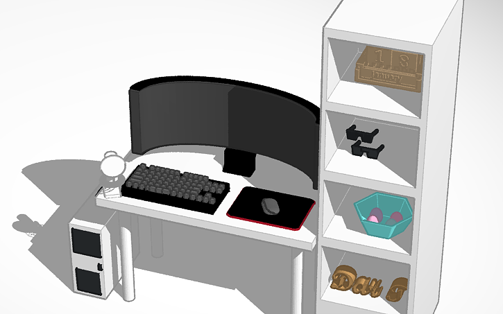 3D design Desktop of my dreams - Tinkercad