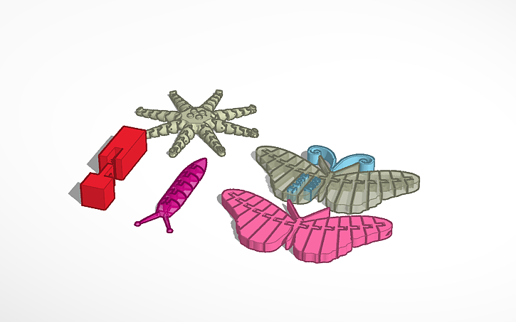 3d Design Articulated Animals Tinkercad