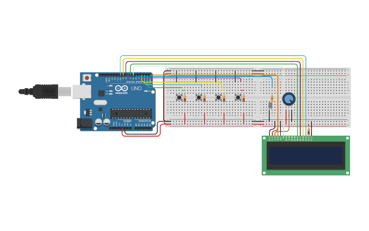 Circuit design Ejercicio 5 | Tinkercad