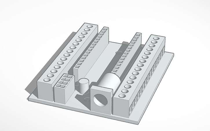 3D design Makefun - NANO Terminal Adapter v2.0 - Tinkercad