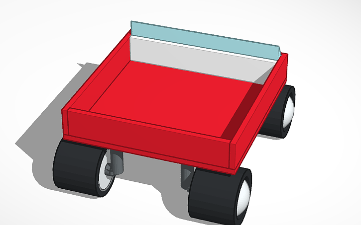3D design Simple Cart - Tinkercad