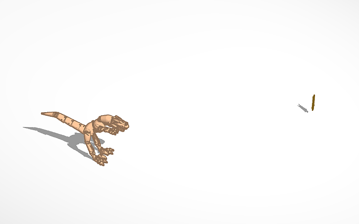 3D design t-rex- | Tinkercad