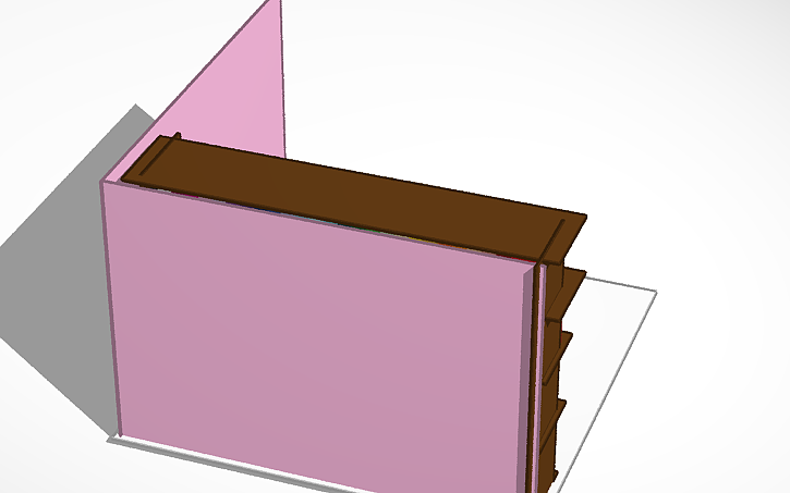 3D design A Mini Library At Home | Tinkercad