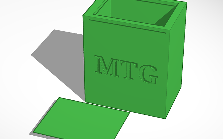 3D design Mtg box | Tinkercad