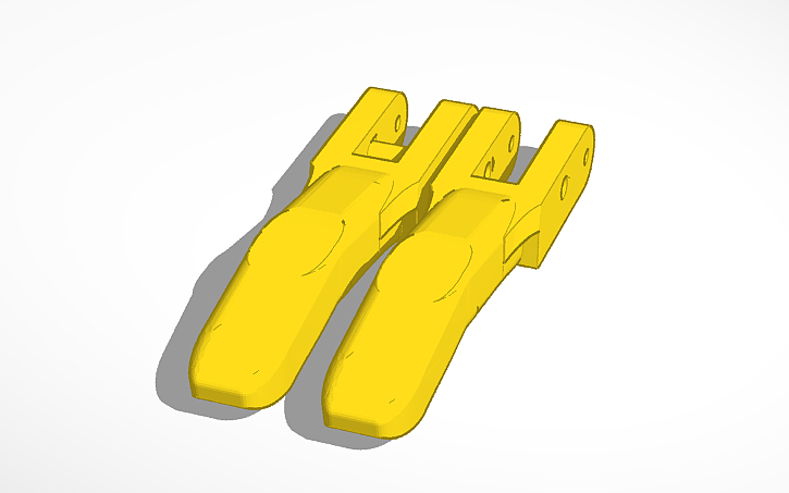 3D design Telescopic ceiling prop - plastic lever | Tinkercad