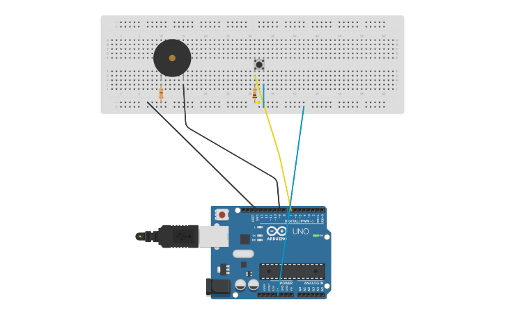 Circuit design Doorbell | Tinkercad