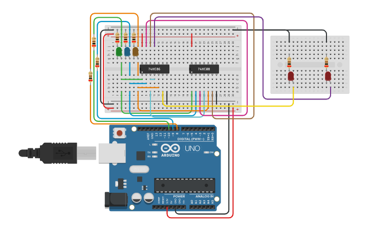 Circuit design Lab 2 circuit 4 | Tinkercad