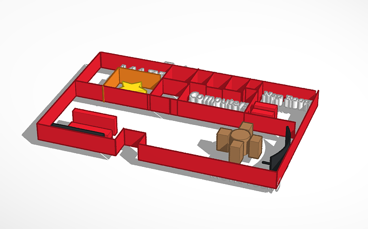 3D design Library Design | Tinkercad