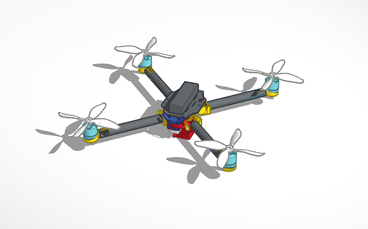 3D design Copy of SYSTEM 2 Drone Airframe | Tinkercad