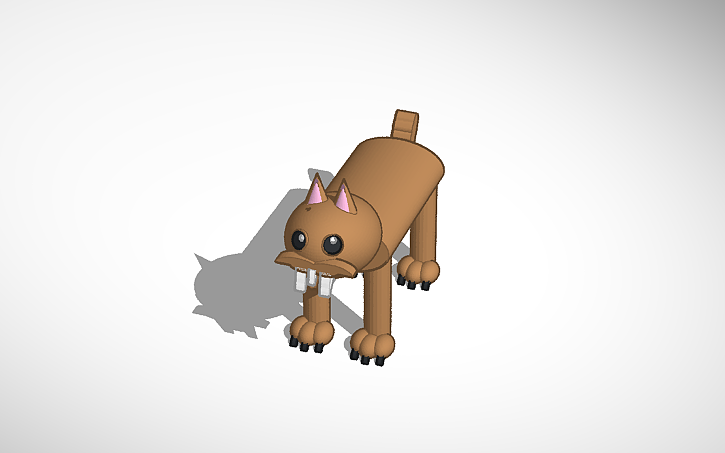 3D design Wolf - Tinkercad