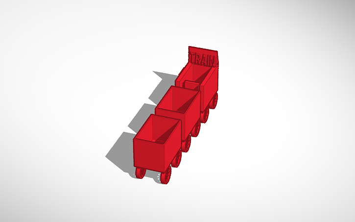 3D design train | Tinkercad
