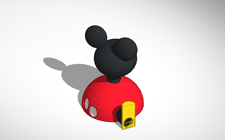3D design mickey mouse clubhouse - Tinkercad