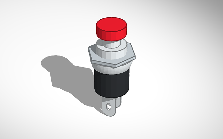 3D design Push To Make Switch - Tinkercad