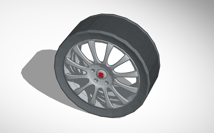 3D design Copy of Sport Wheel - Tinkercad