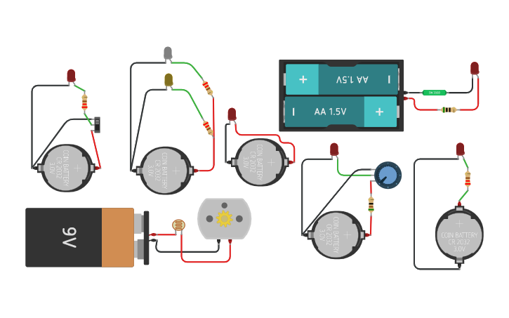 Circuit design mini projects - Tinkercad