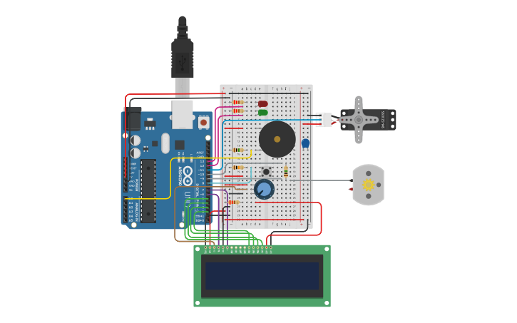 Circuit Design Knock Lock Box Tinkercad