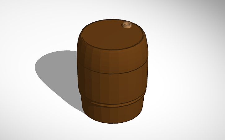 3D design Barrel - Tinkercad