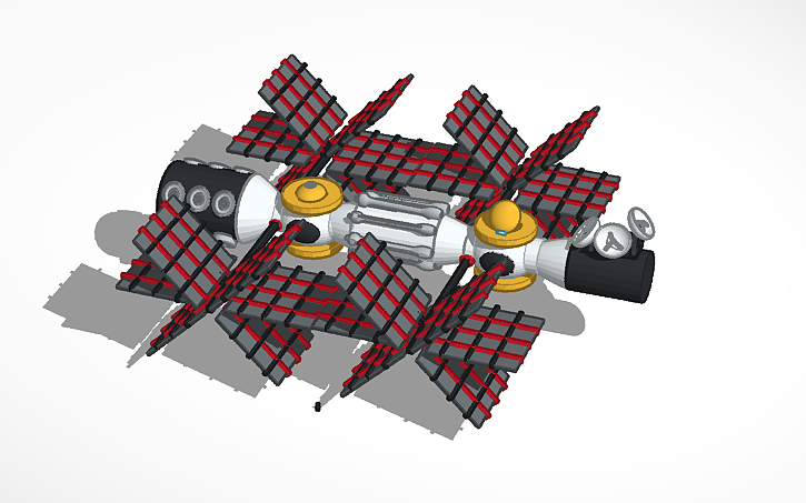 3D design Space Station - Tinkercad