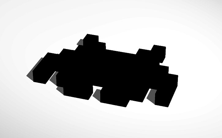 3D design Space invaders | Tinkercad