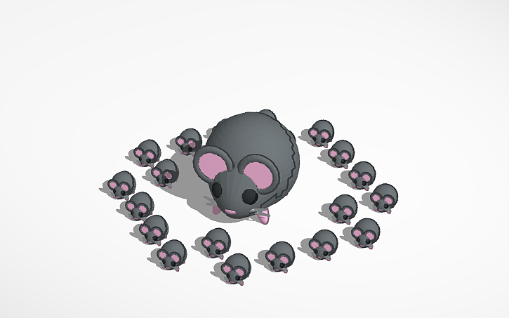 3D design Rats - Tinkercad