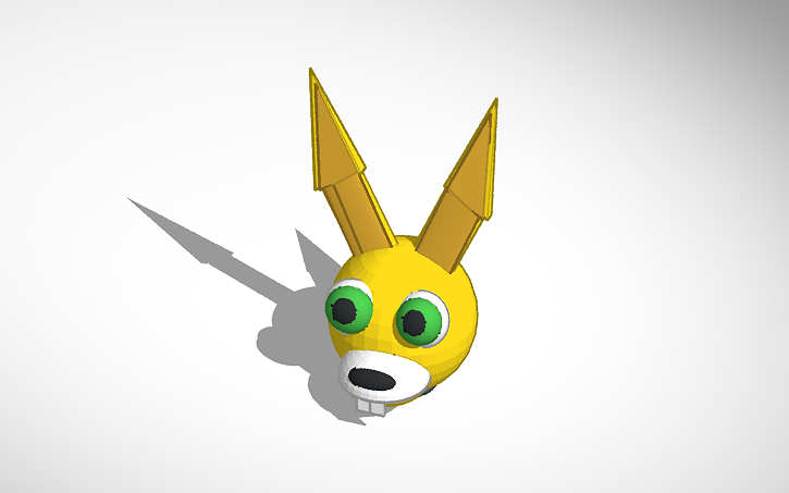 3D design Spring Bonnie Head | Tinkercad