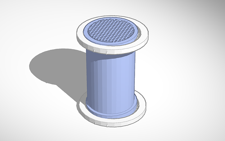 3D design filtro - Tinkercad