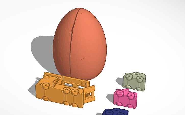 3D design surprise egg #7 - Tinkercad