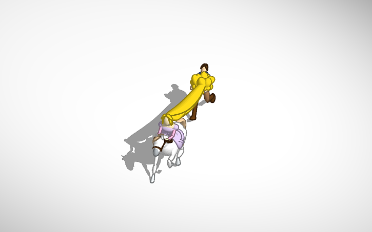 3D design Tangled - Tinkercad