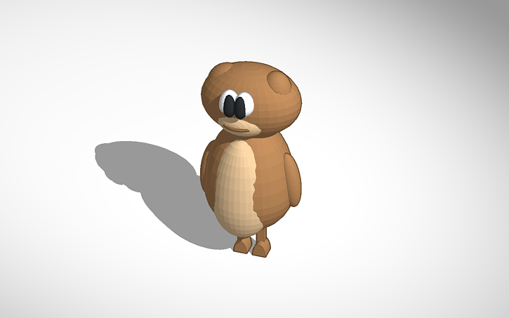 3D design Monkey - Tinkercad