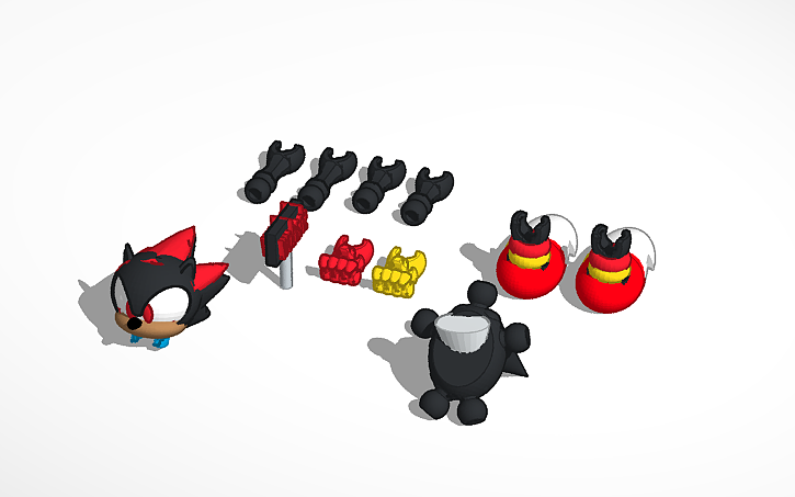 3D design Shadow figure - Tinkercad