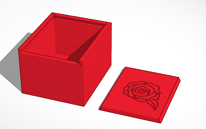 3D design cute_little_box - Tinkercad