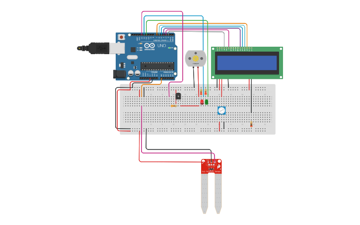 Circuit Design Humidity Sensorr Tinkercad