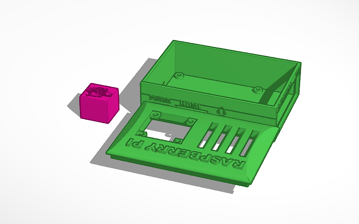 3D design RASPBERRY PI CASE - Tinkercad