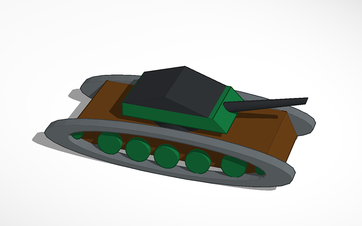 3D design Tank | Tinkercad